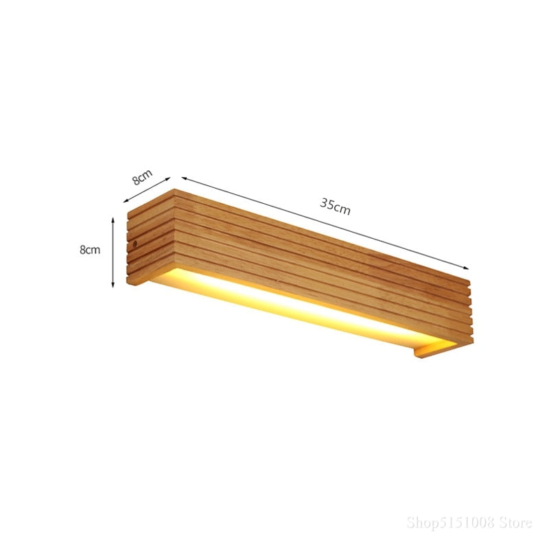 Modern Japan Wooden Wall Light | Spirit of Japan